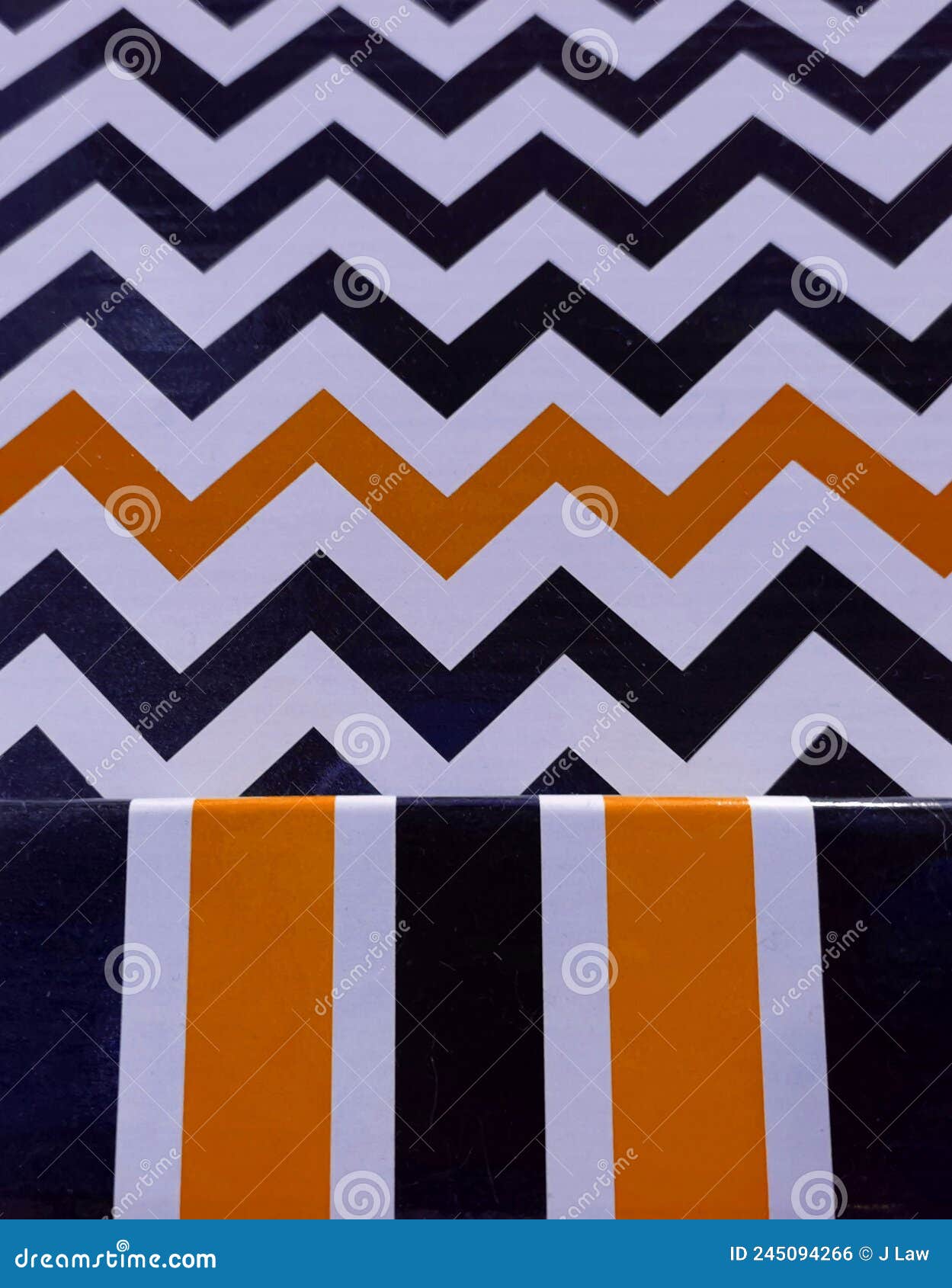 Slanted Tall Box Die Cut Template Vector Illustration | CartoonDealer ...