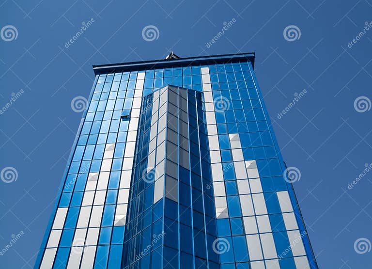 Tall blue building stock photo. Image of outdoors, architecture - 71177590