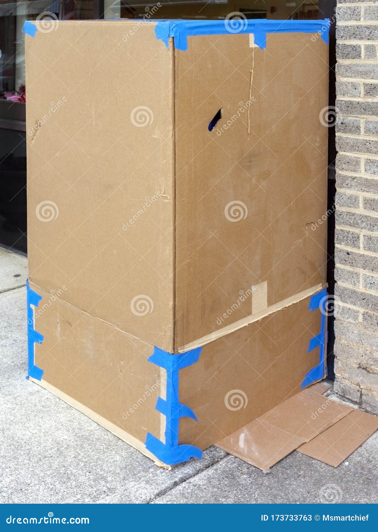 Tall Box stock image. Image of transfer, container, arrival - 173733763