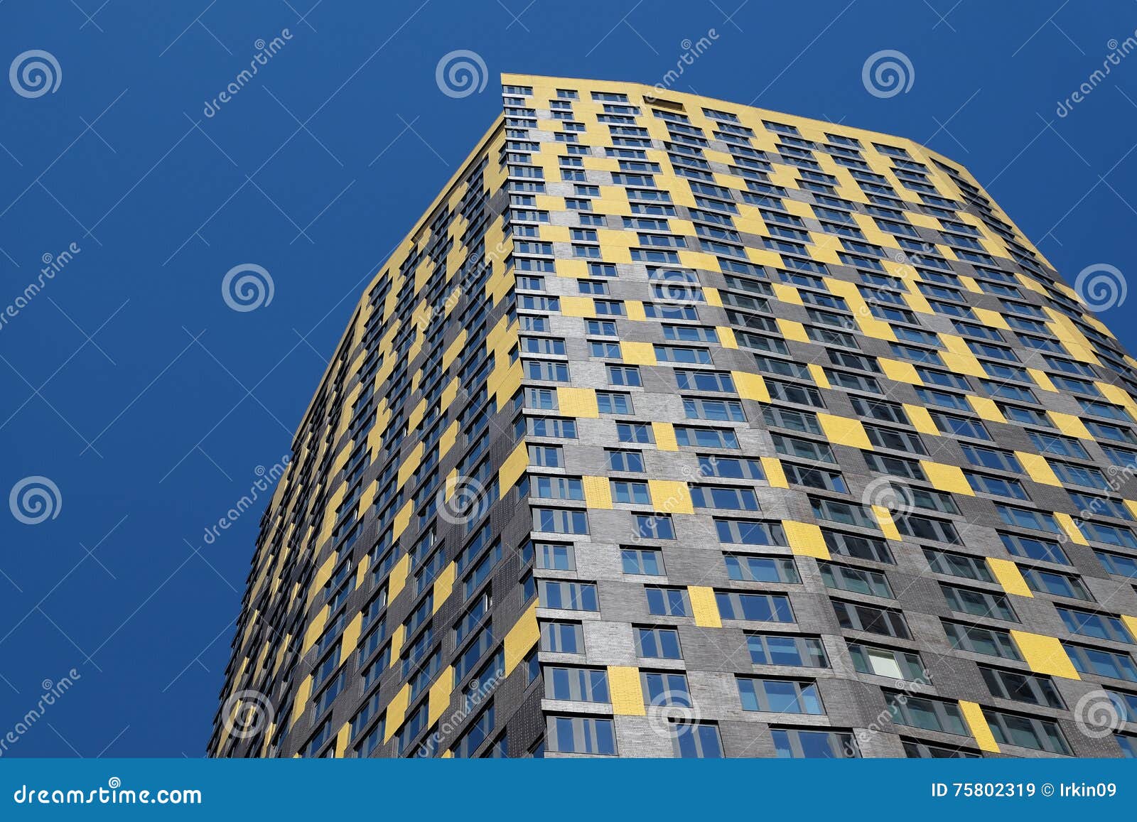 Tall brick building stock image. Image of tall, urban - 75802319