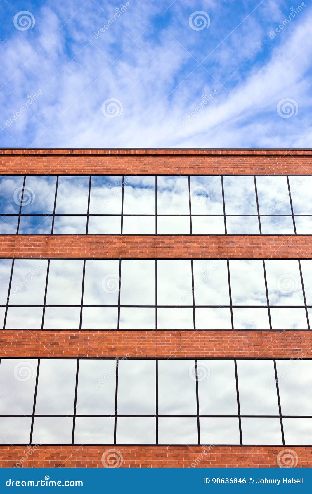 Tall Brick Office Building stock photo. Image of brick - 90636846