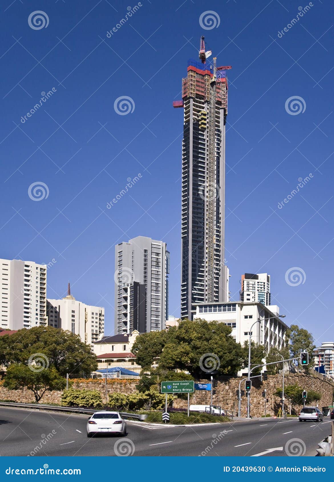 Tall Building stock photo. Image of crane, construction - 20439630
