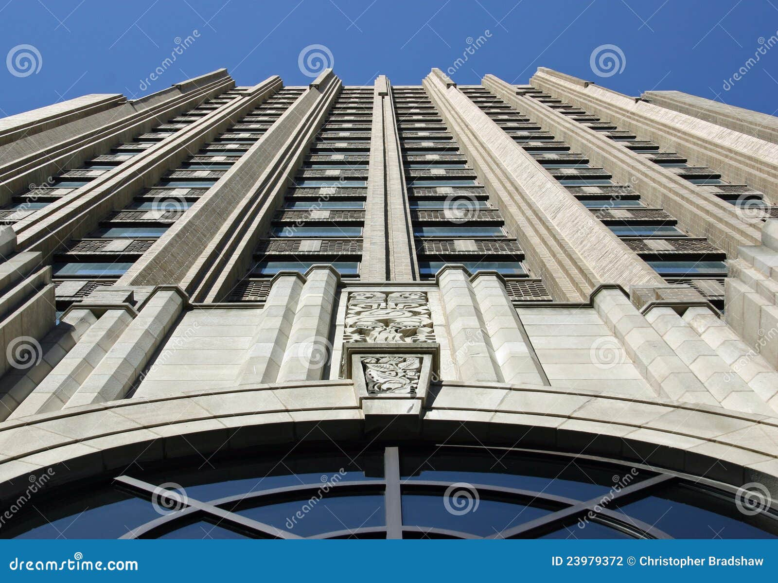A Tall Building With Temple Of Artemis In The Background Stock ...