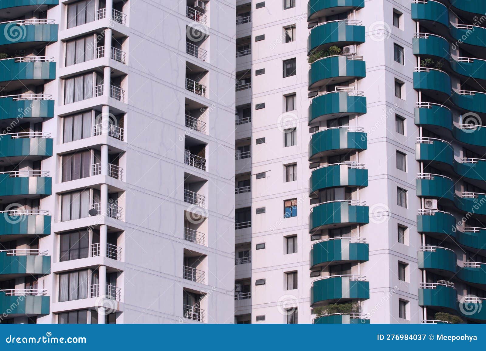 Tall Building Background, Side of the Building with Windows and Door ...