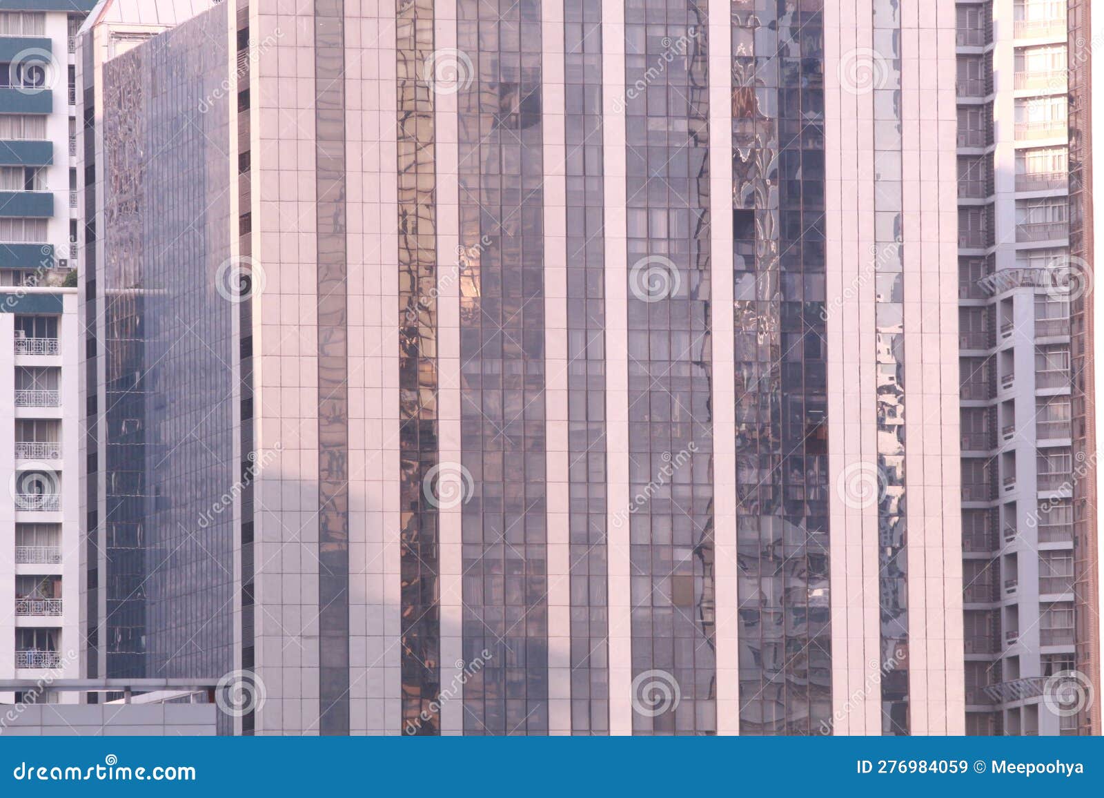 Tall Building Background, Side of the Building with Windows and Door ...