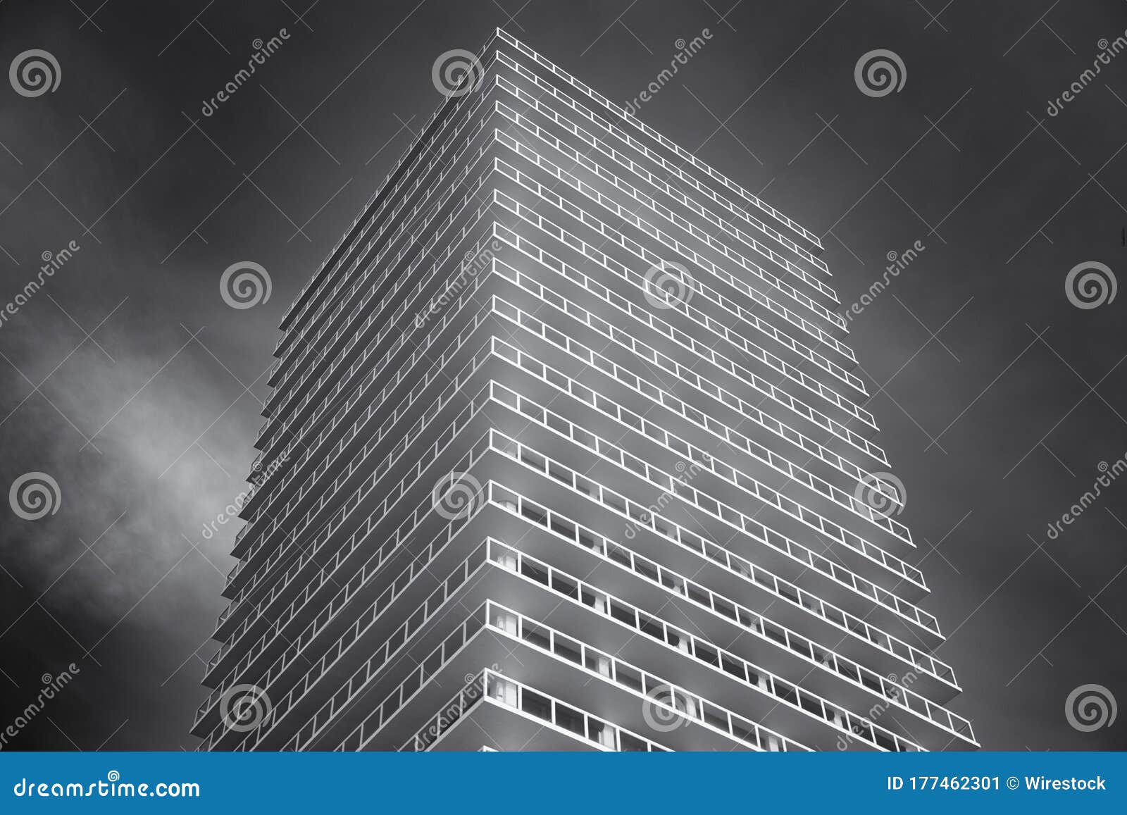 Tall Building with Beautiful Architecture in Daytona Beach, FL Stock ...
