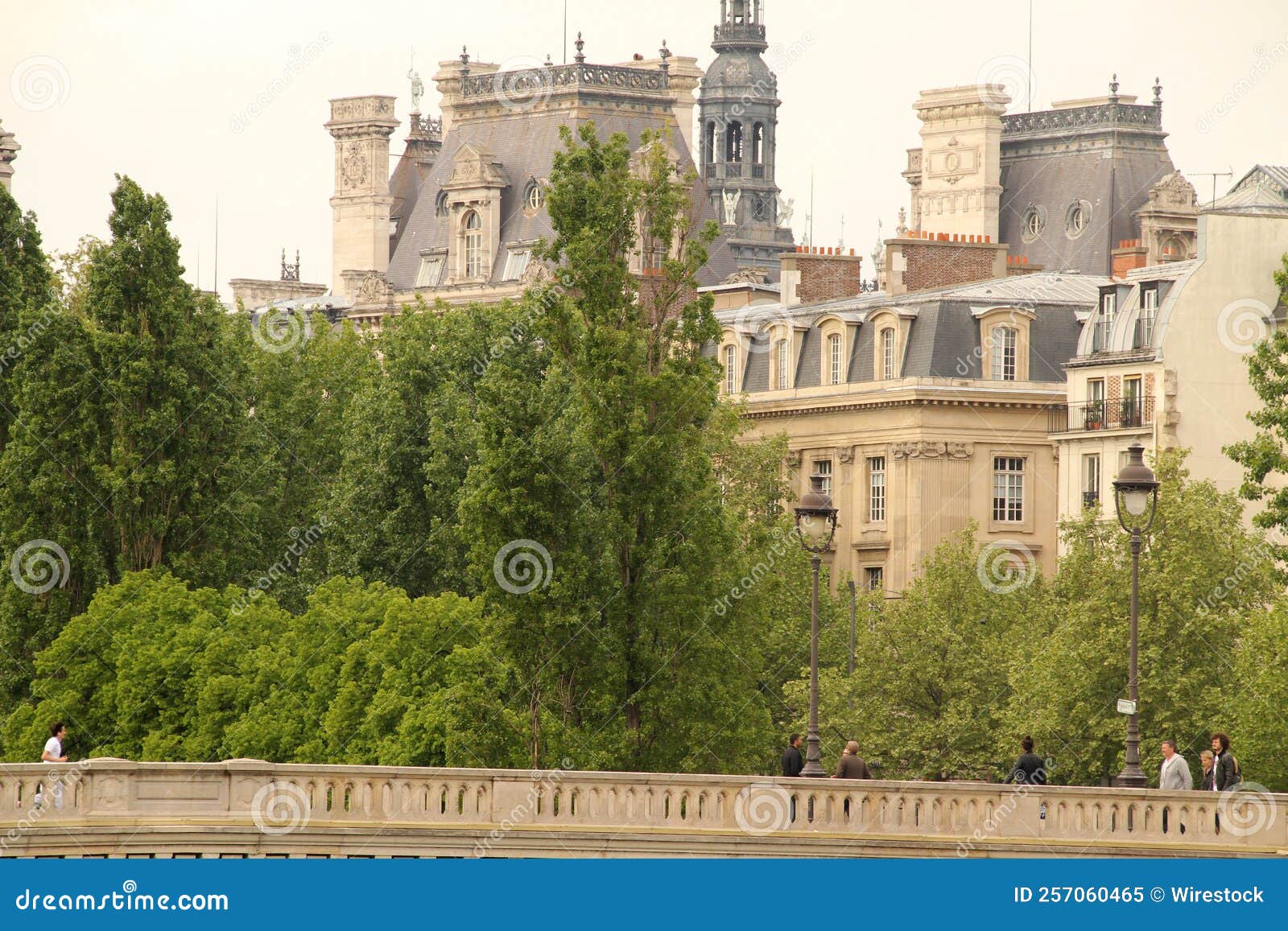 Tall Building Castle in Paris Stock Image - Image of construction ...