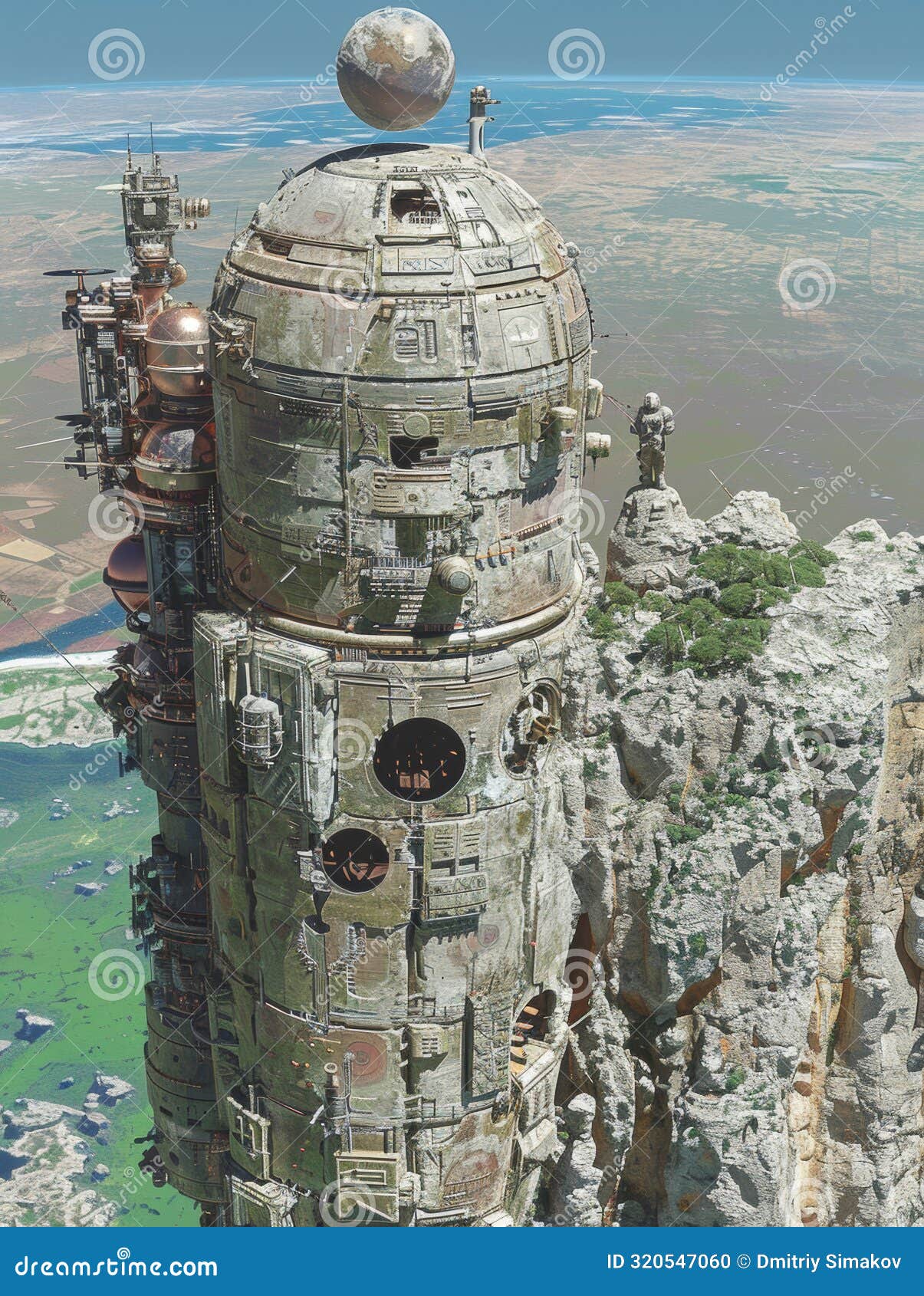 A tall building with stock photo. Image of black, fort - 320547060