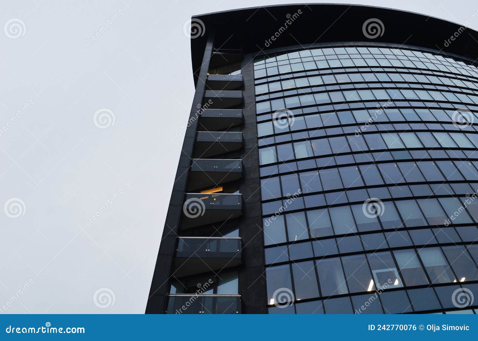Building with Glass Windows Stock Photo - Image of windows, details ...