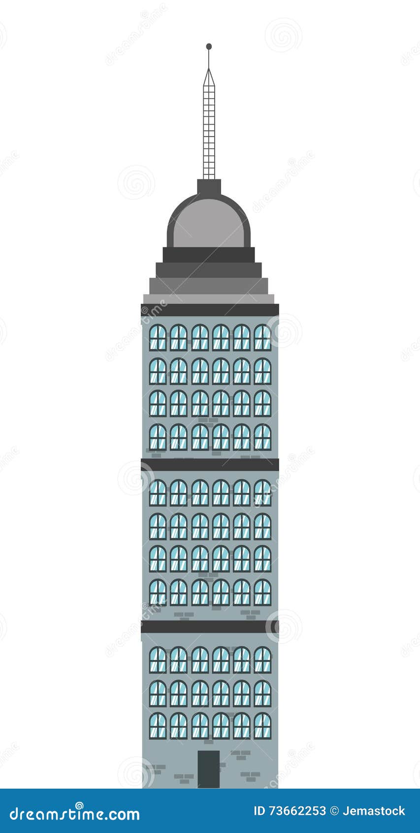 Tall building icon stock illustration. Illustration of apartment - 73662253