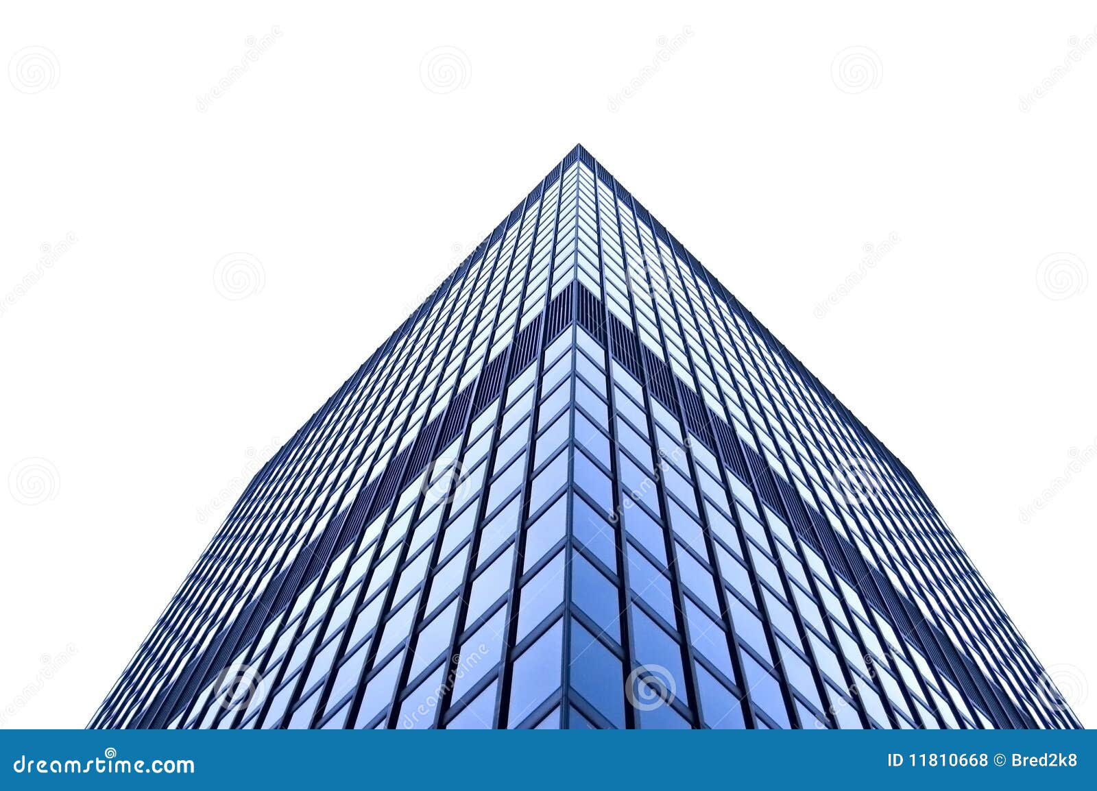 Tall Building Isolated on White Stock Photo - Image of work, isolated ...
