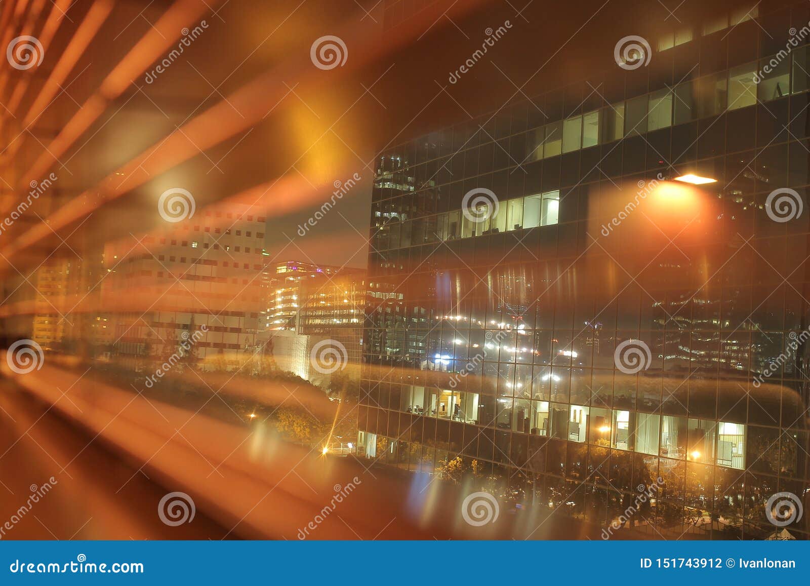 Tall Building Looking through the Window Stock Photo - Image of jakarta ...