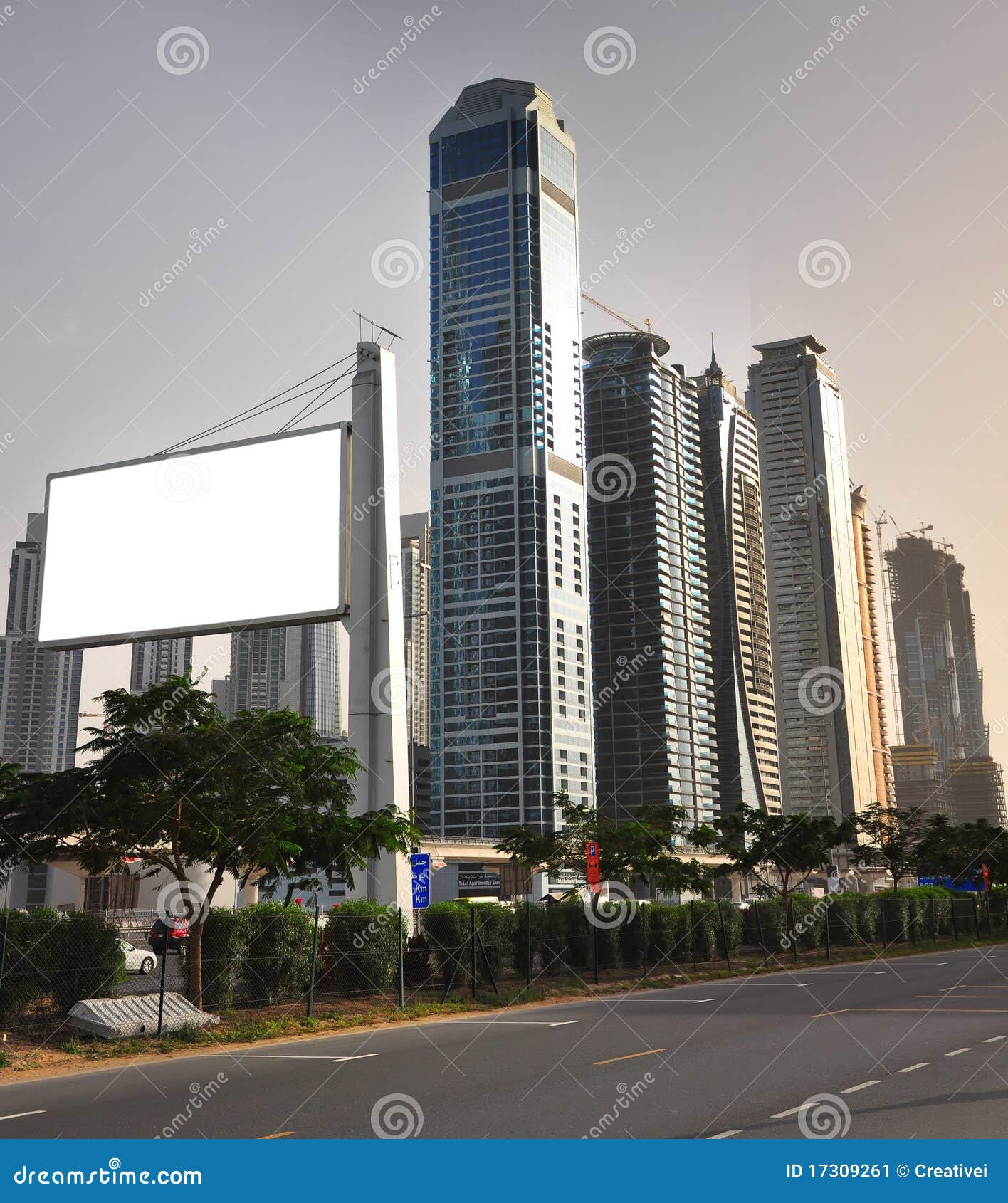 Tall Building & Sign Board Stock Image - Image of flahza, outdoors ...