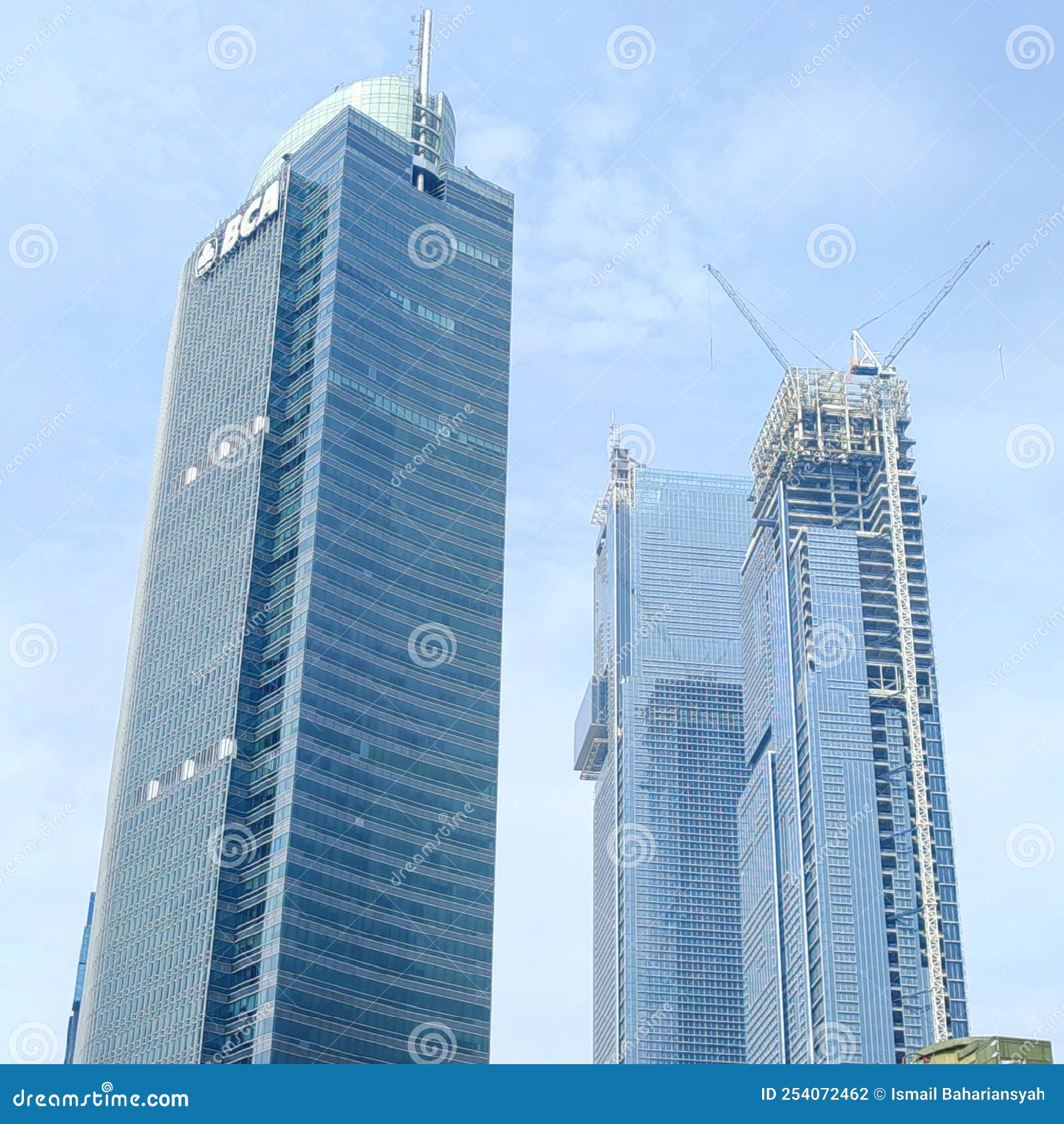 Tall Building in the Sky Jakarta Editorial Photography - Image of ...