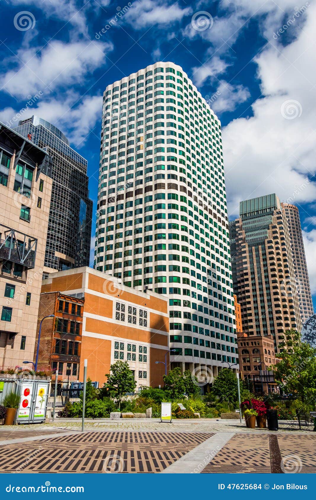 Tall Buildings in Boston, Massachusetts. Stock Photo - Image of ...
