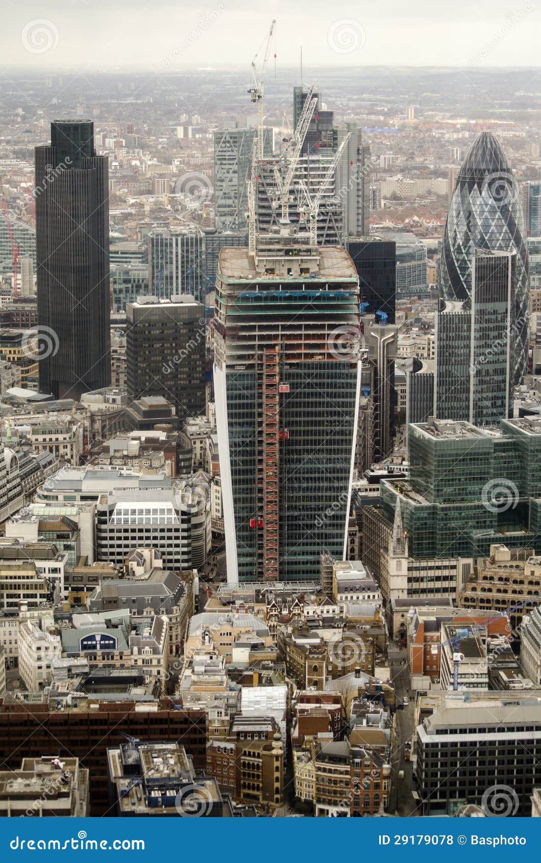 Tall Buildings, City of London Stock Photo - Image of landmark, central ...