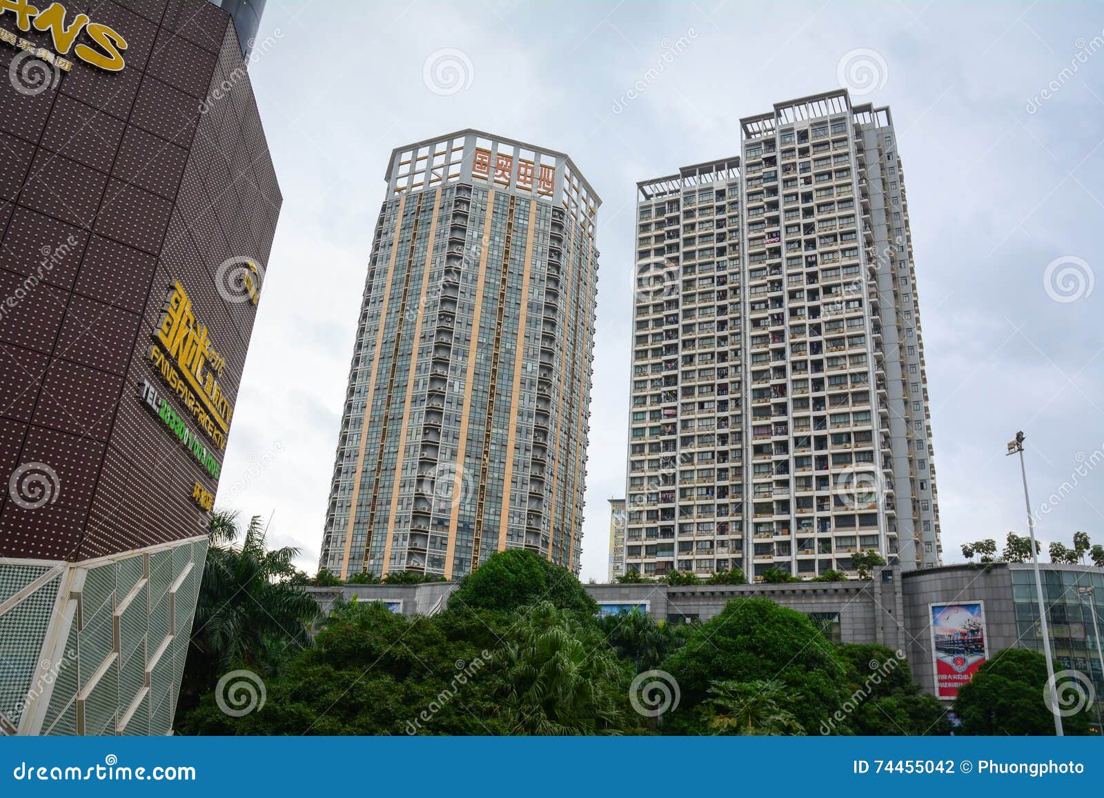 Kunming, China- June 2021: Depressing Chinese City In A Fog And Smog ...