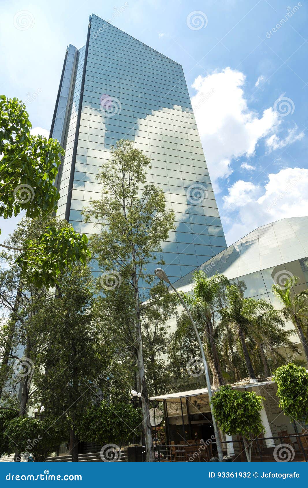 Tall buildings in Mexico editorial photography. Image of district ...