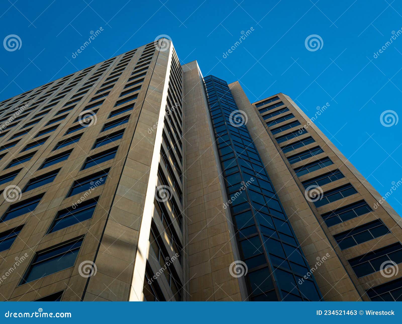 Tall Corporate Building in Downtown Calgary, Alberta. Stock Image ...