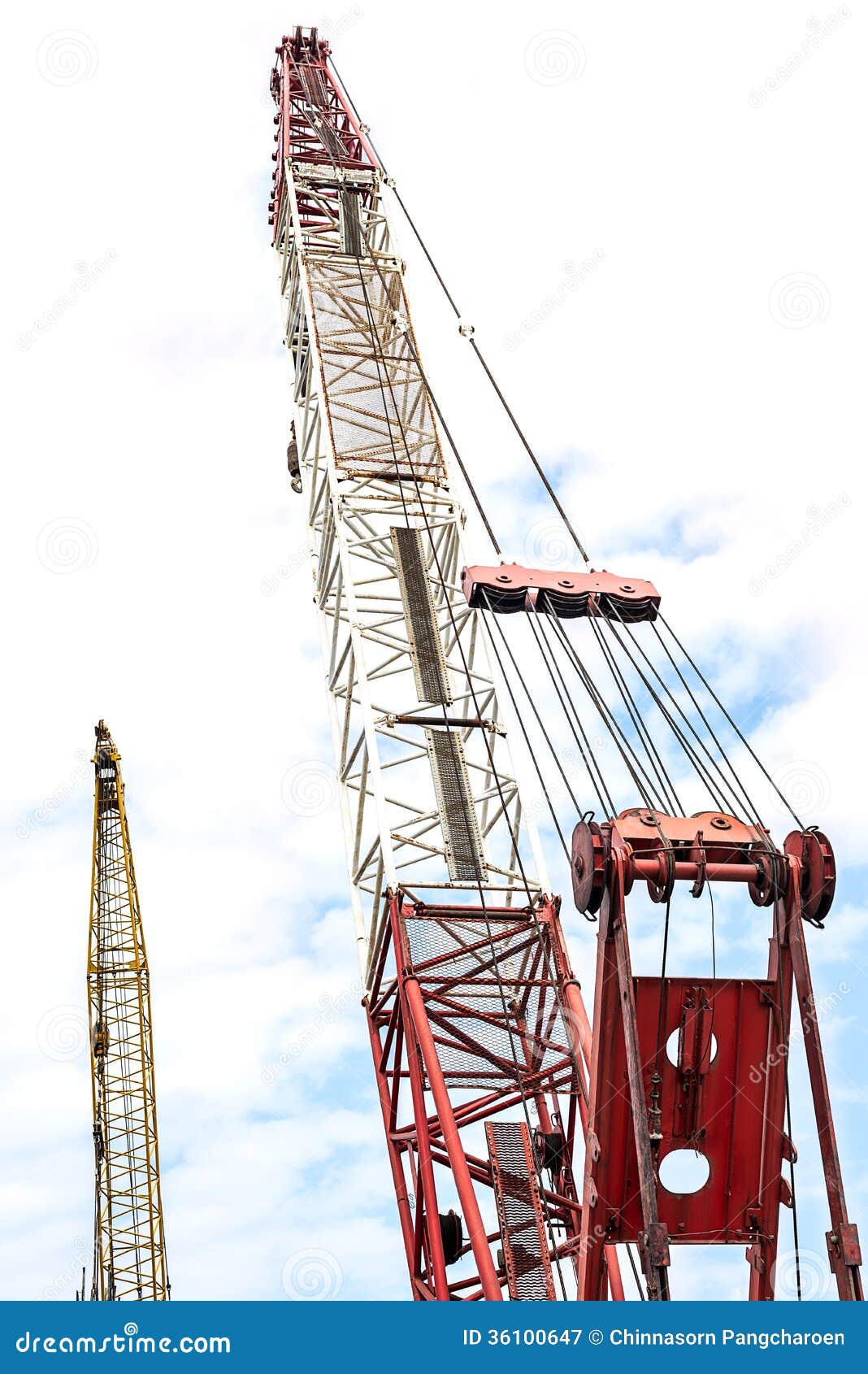 Tall Crane stock image. Image of construct, industry - 36100647