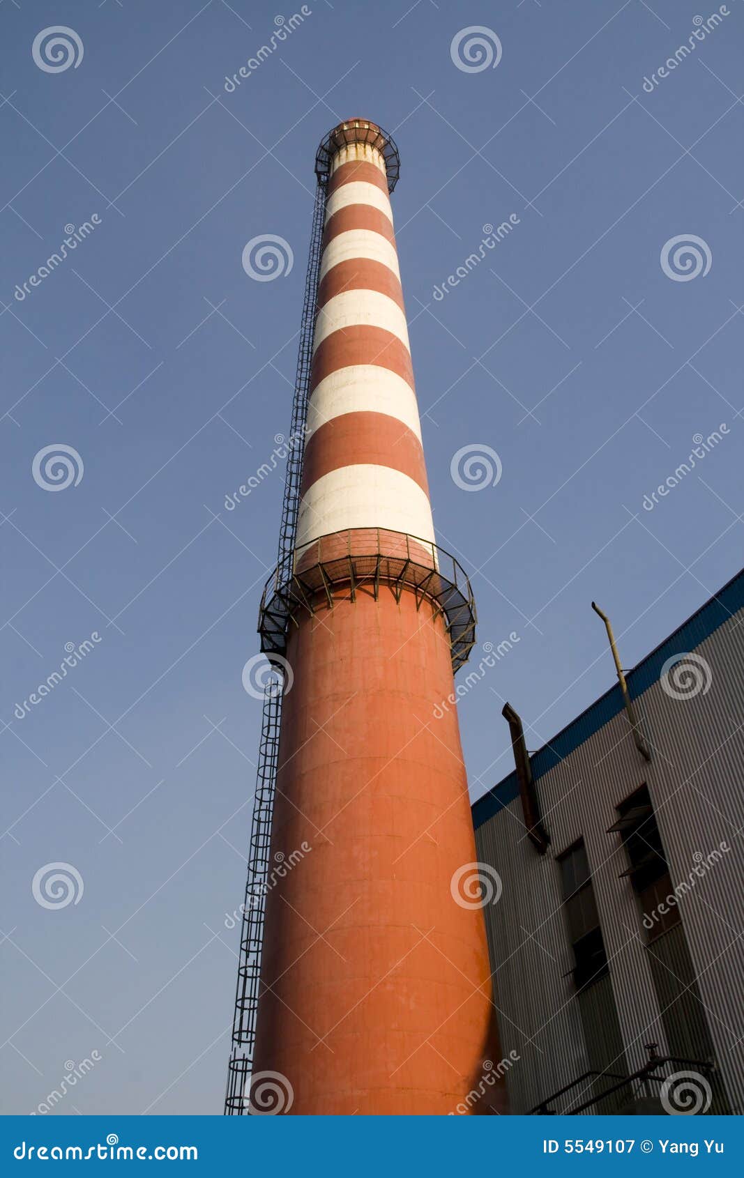 Tall Factory Chimney Royalty Free Stock Photography - Image: 5549107