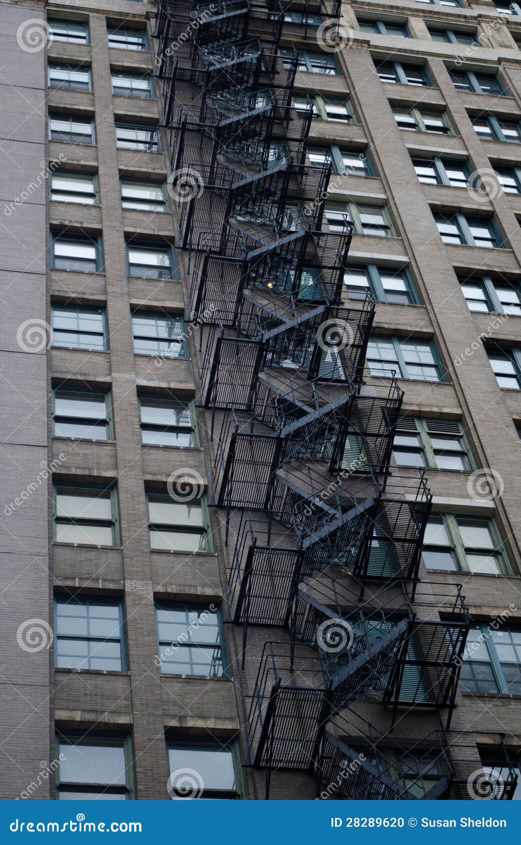 Tall fire escape stock photo. Image of tall, metal, building - 28289620