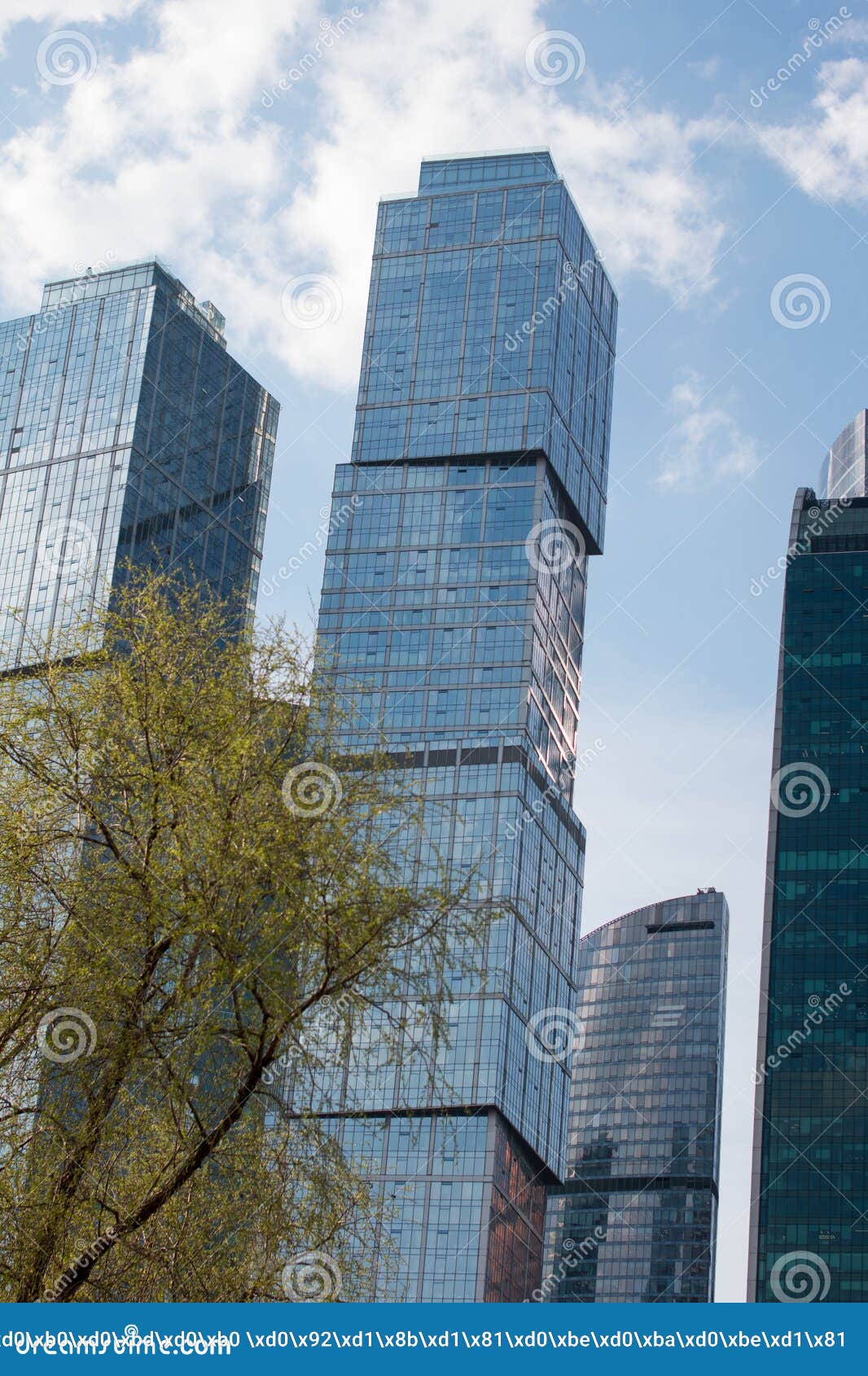 A Tall Glass Business Building with Large Windows. Editorial Photo ...