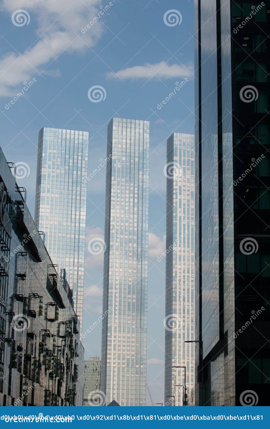 A Tall Glass Business Building with Large Windows. Editorial Stock ...