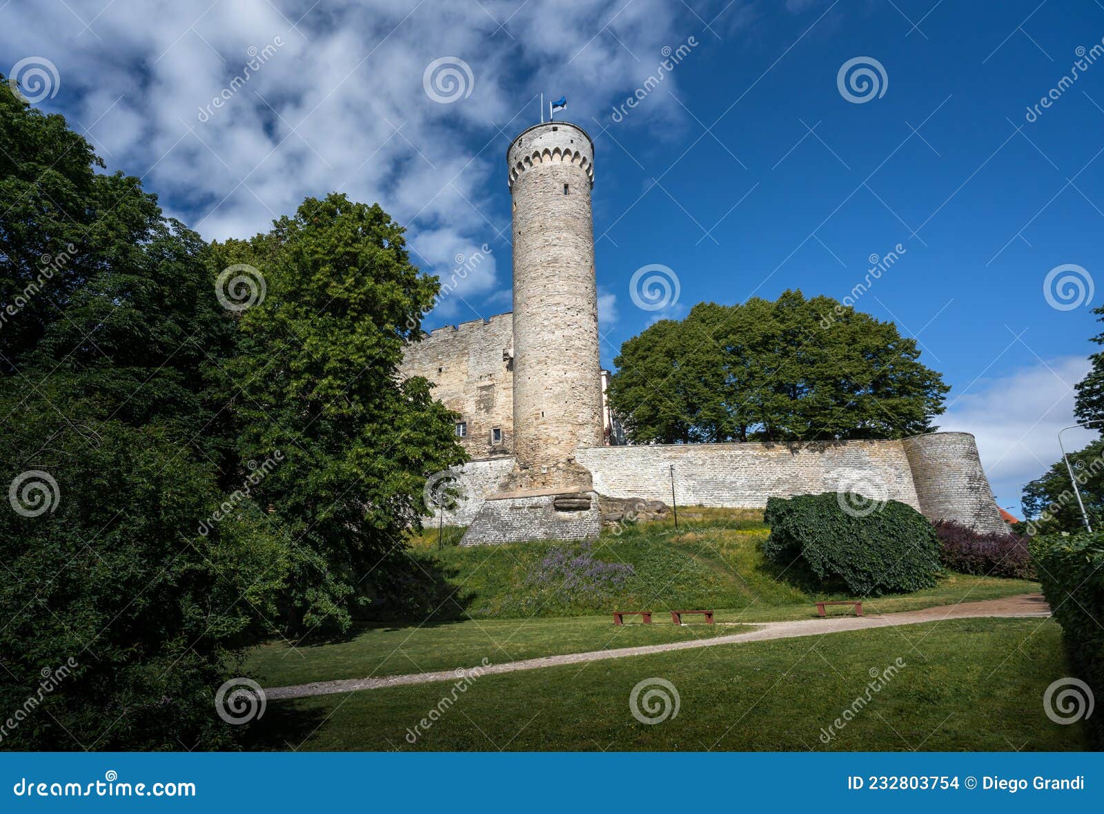Tall Hermann Tower Pikk Hermann - Tallinn, Estonia Editorial Stock ...