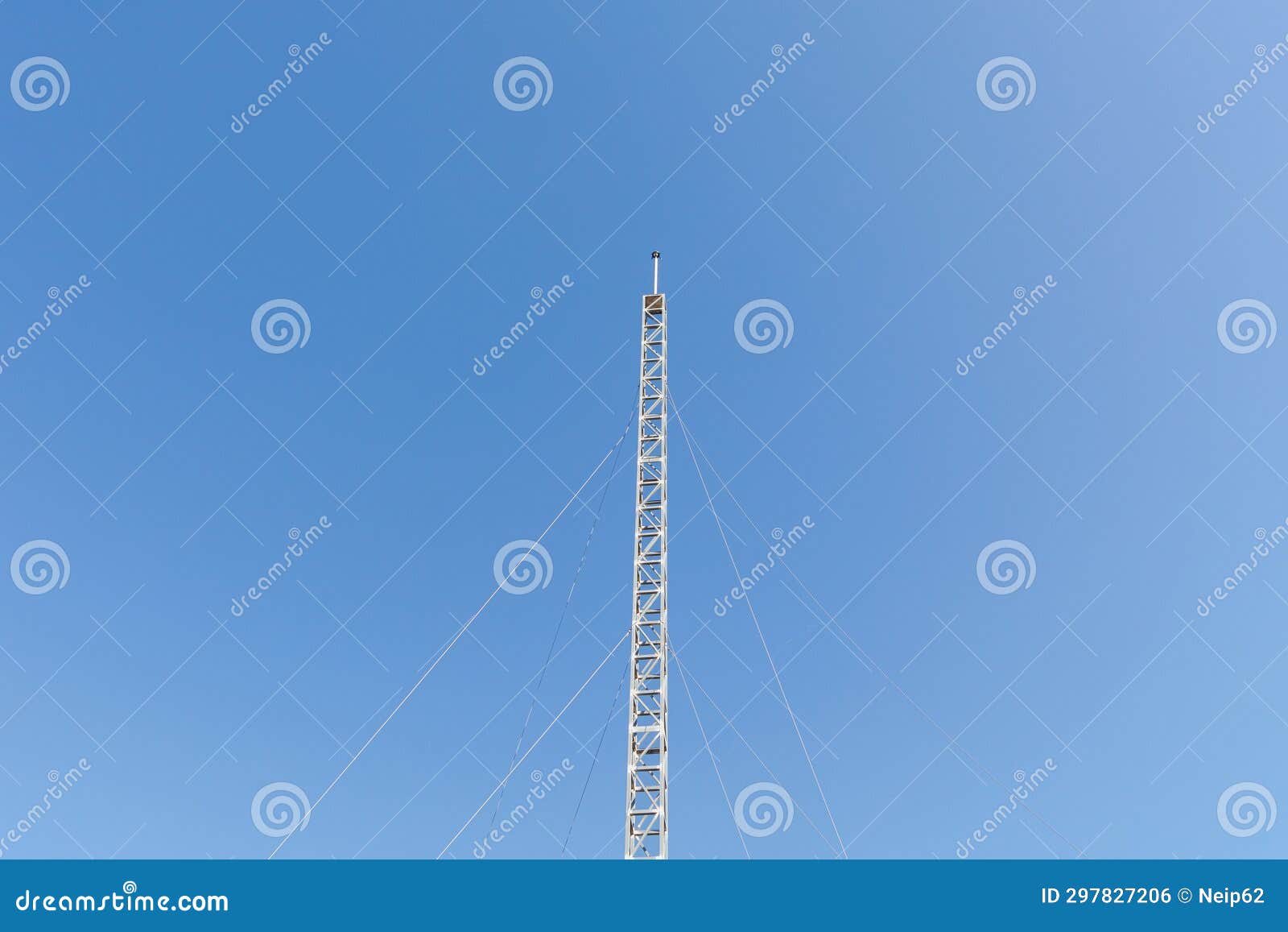Tall Iron Towers With Lights For Lighting Stock Photography ...