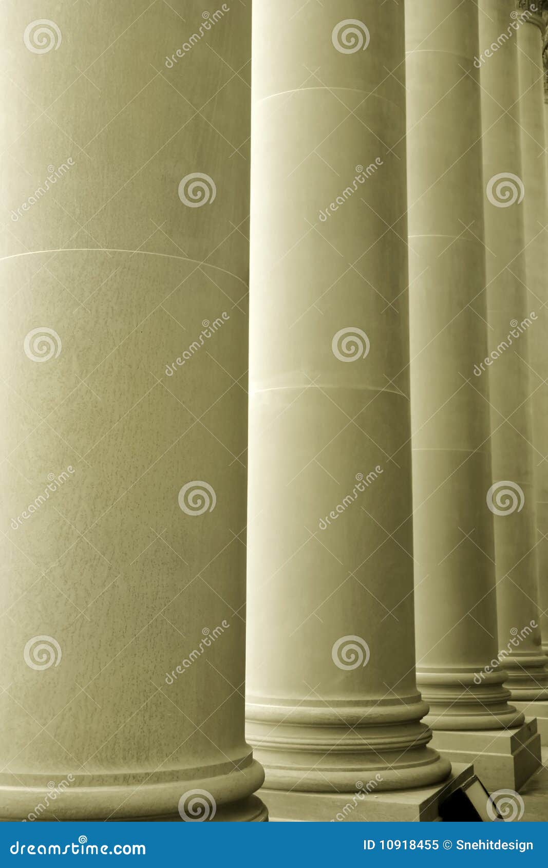 Tall large pillars stock image. Image of corridor, roman - 10918455