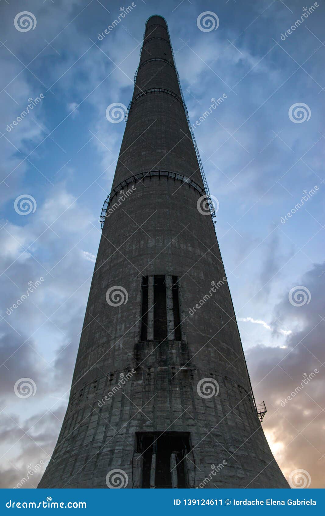 A tall large tower stock image. Image of tall, round - 139124611