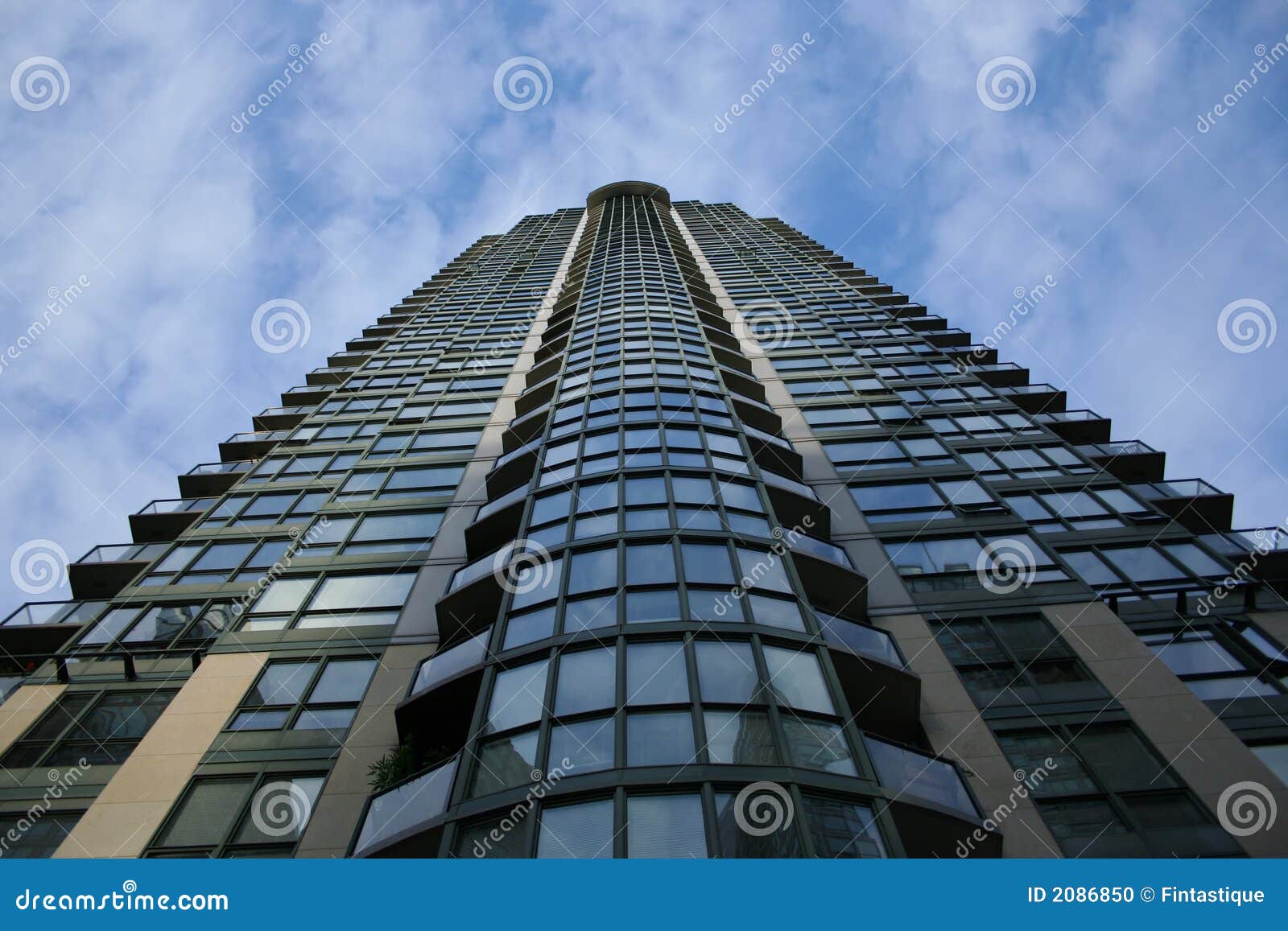 Tall Luxury Residential Building Stock Photo - Image of flat, building ...