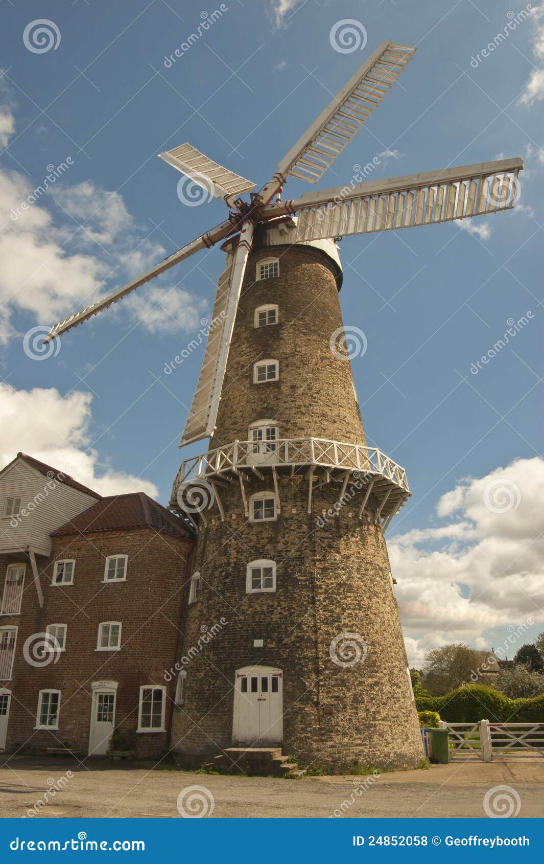 So Tall, Maude Foster Windmill. Boston. Stock Photo - Image of ...