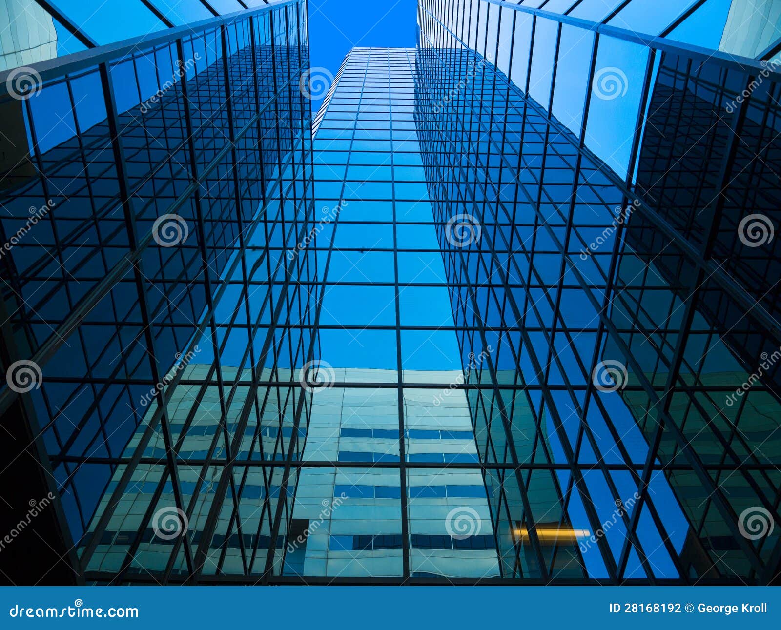 Tall Mirrored Office Tower stock photo. Image of tall - 28168192