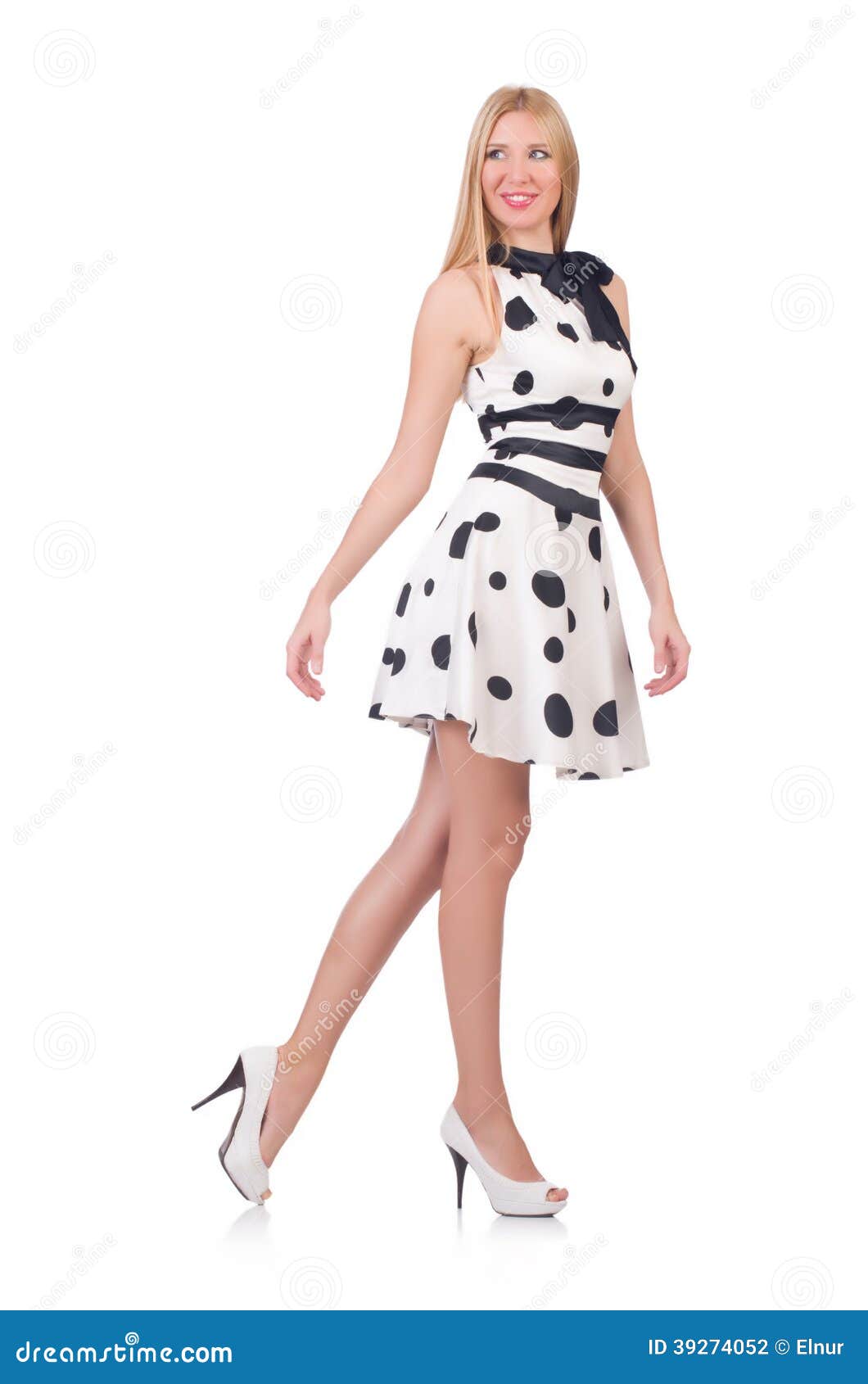 Tall Model Dressed in Dress Stock Photo - Image of fashion, lifestyle ...