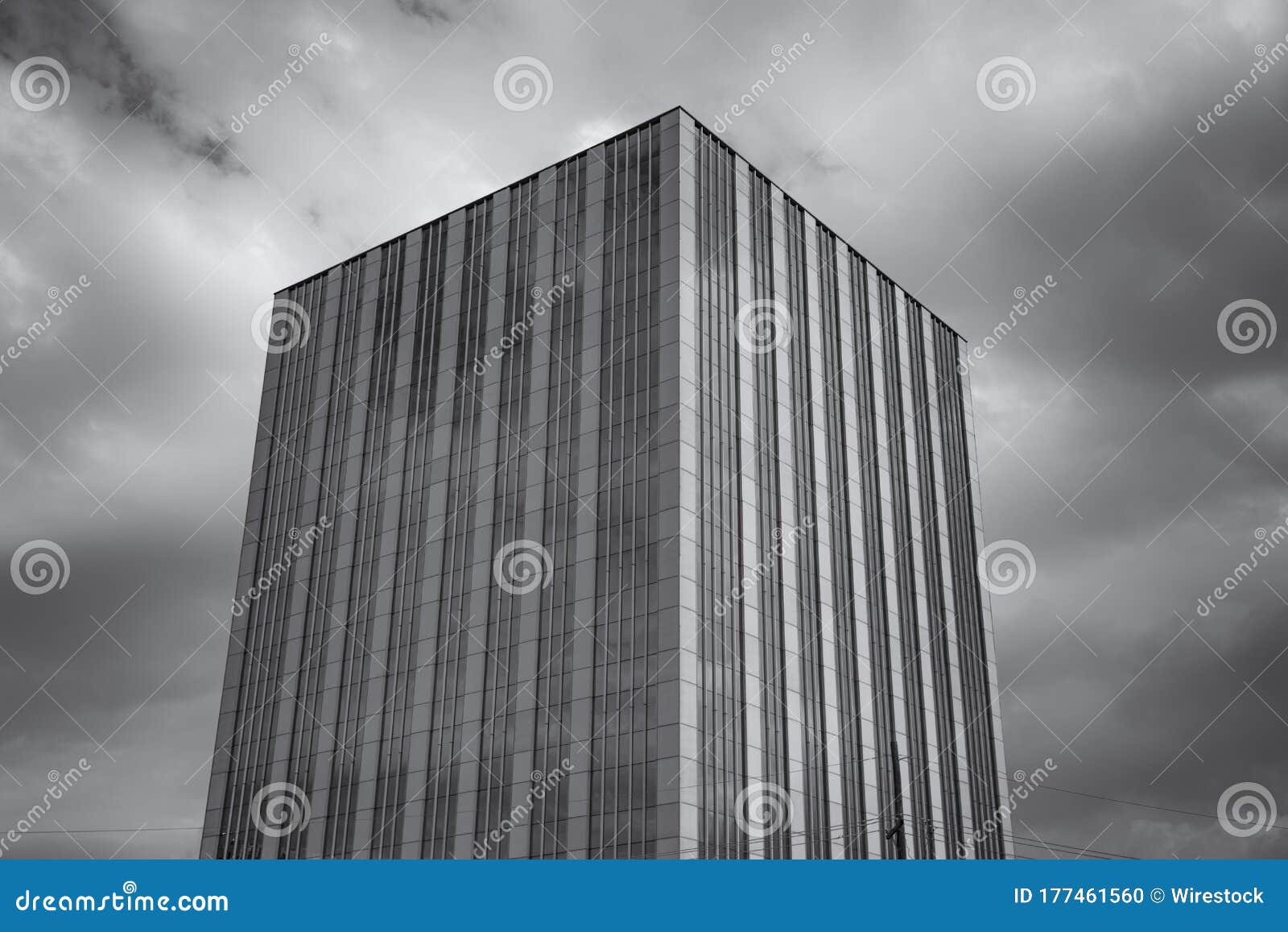 Tall Modern Building in New Orleans, USA Stock Photo - Image of ...