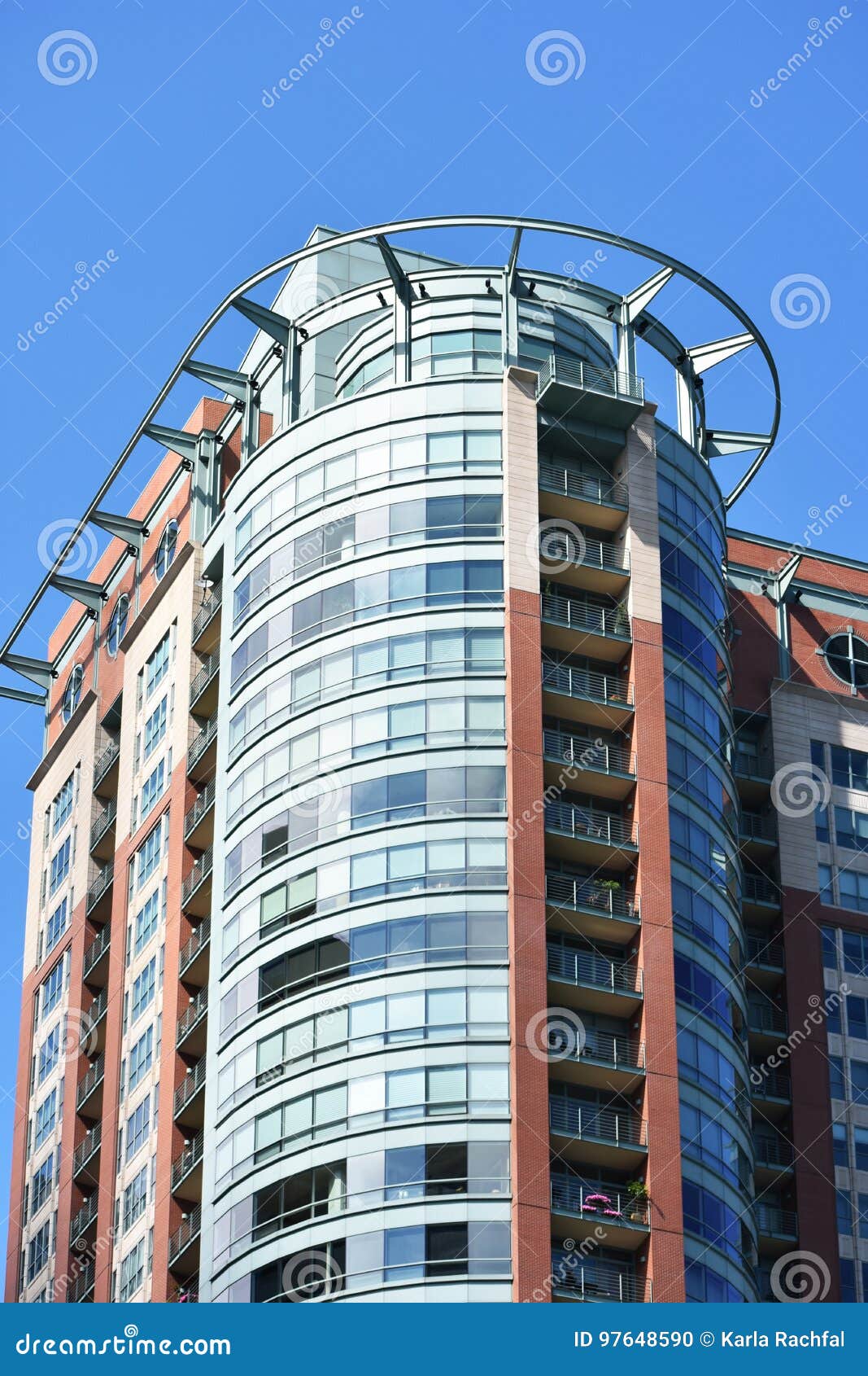 Tall modern Building stock photo. Image of city, blue - 97648590