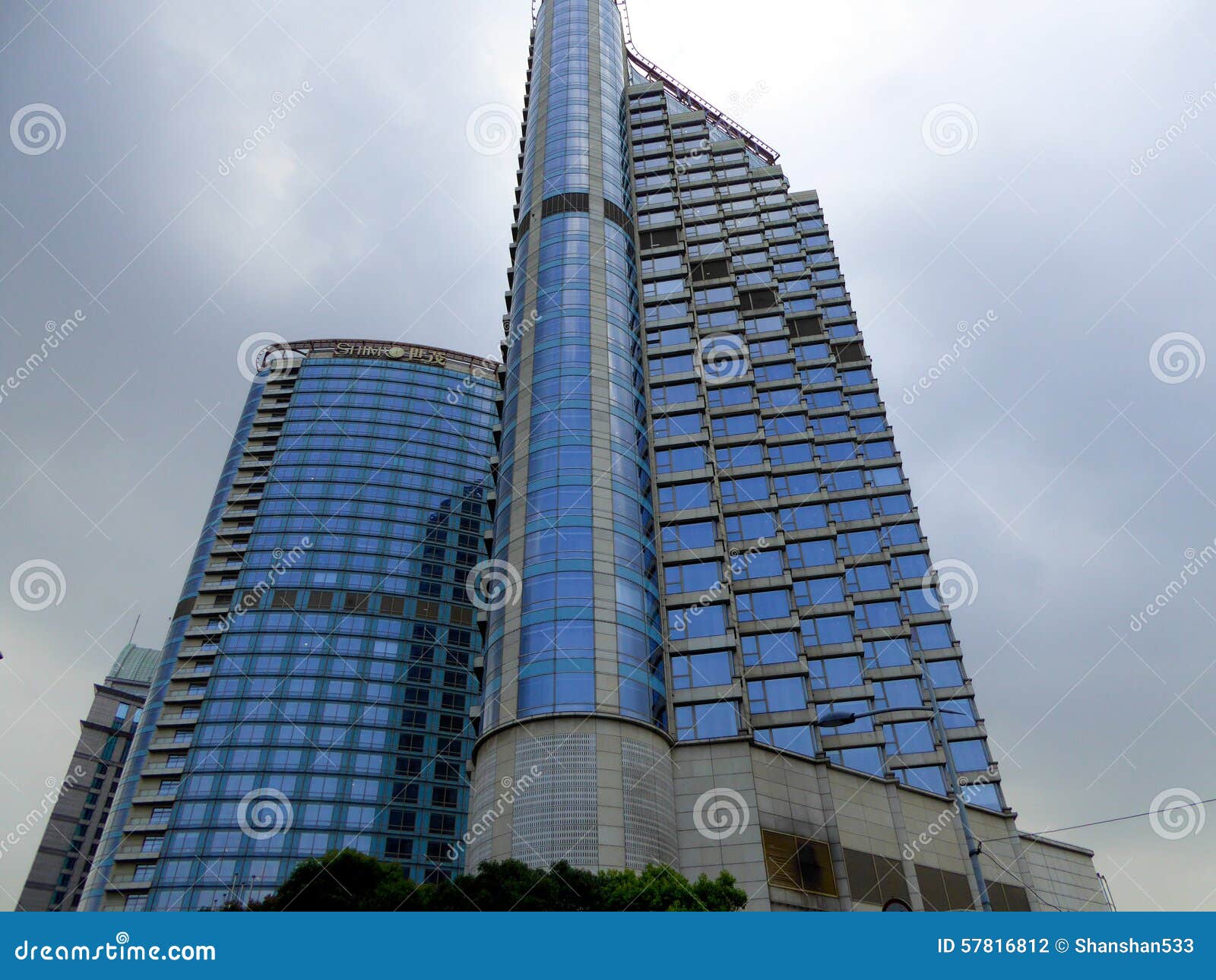 Tall Modern Buildings in Shanghai Editorial Photography - Image of ...