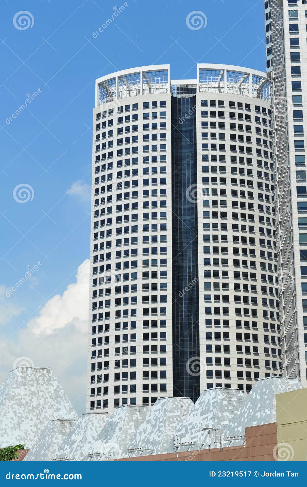 Tall office building stock image. Image of glass, urban - 23219517