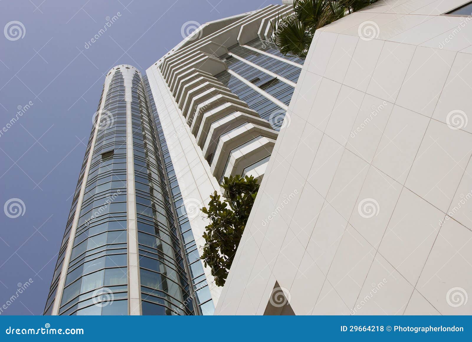 Tall Office Building in Dubai Stock Photo - Image of office, glass ...