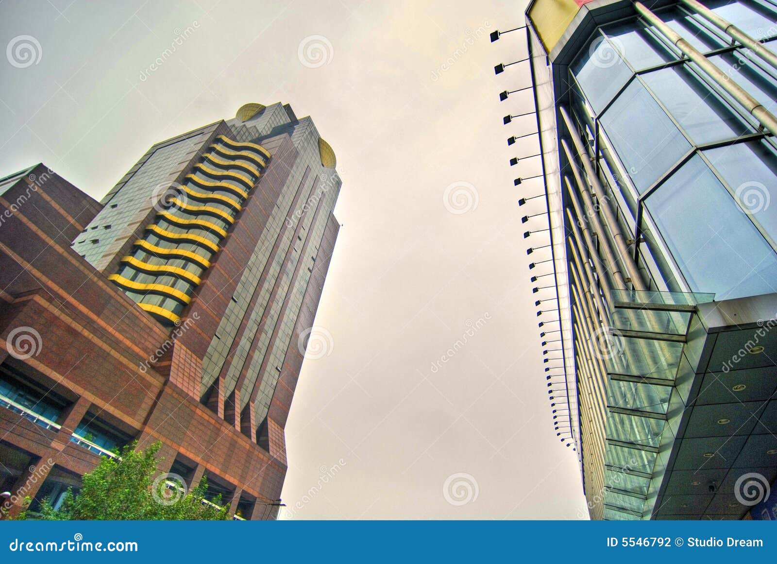 Tall office buildings stock photo. Image of design, architecture - 5546792
