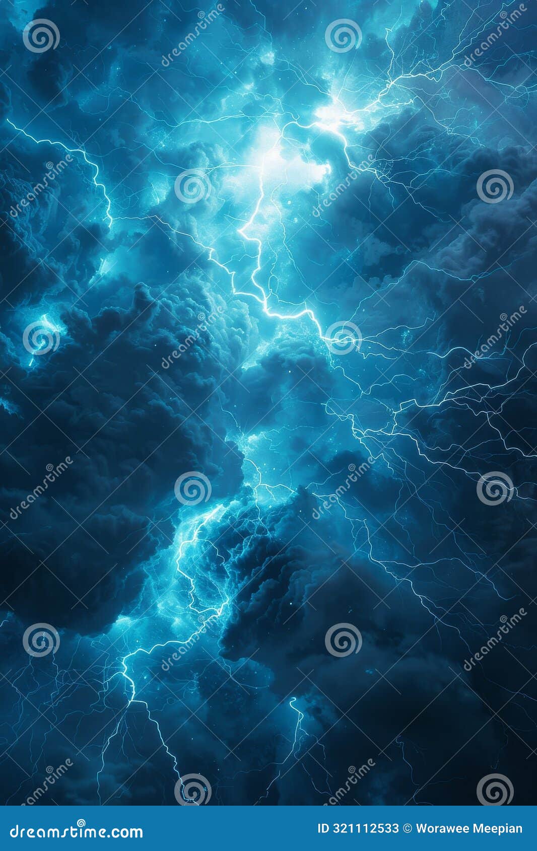 A Tall Power Pole with a Blue Sky in the Background Stock Image - Image ...