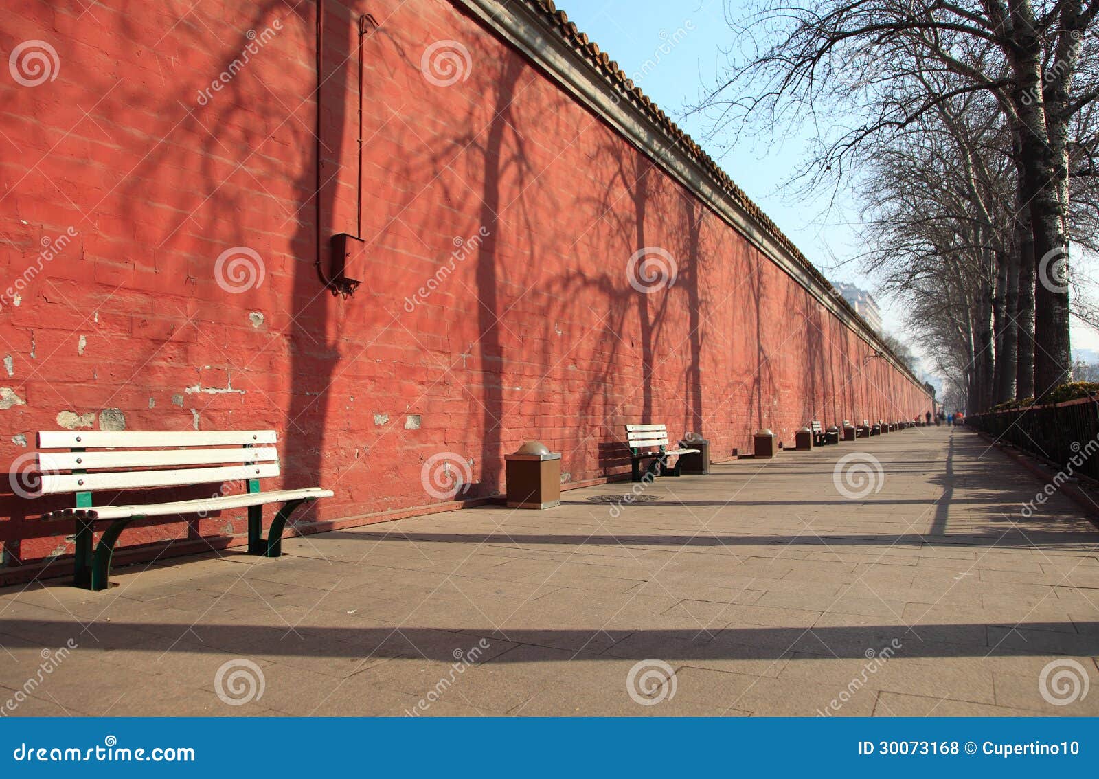 Red wall stock photo. Image of touristic, government - 30073168