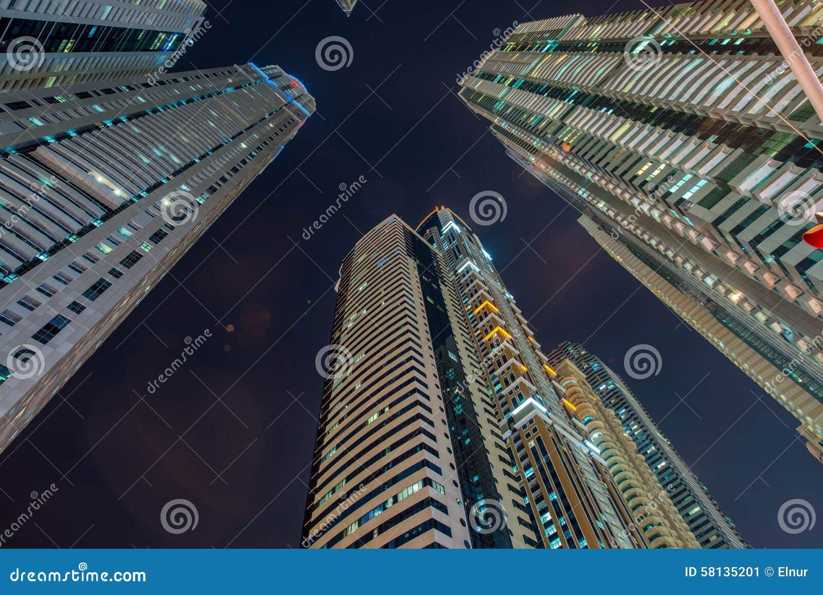 Tall Residential Buildings in Dubai Editorial Photo - Image of landmark ...