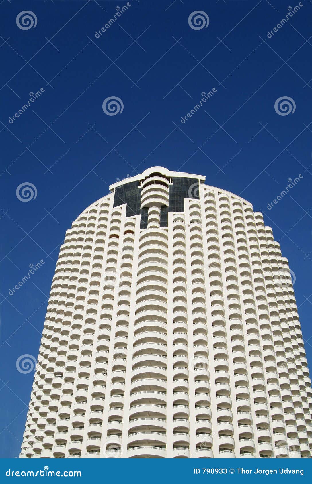 Tall, Round Apartment Building Stock Image - Image of tower, abstract ...