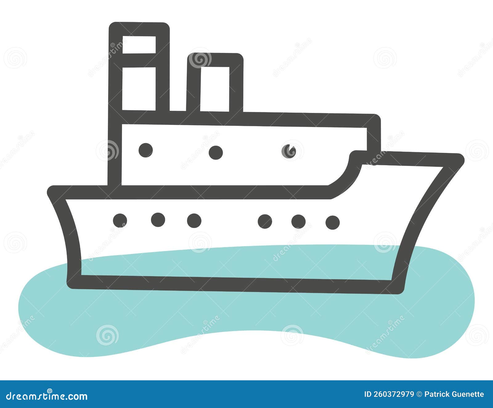 Tall sailing ship , icon stock vector. Illustration of yacht - 260372979