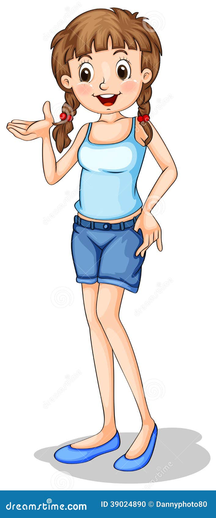 Tall Girl Clip Art