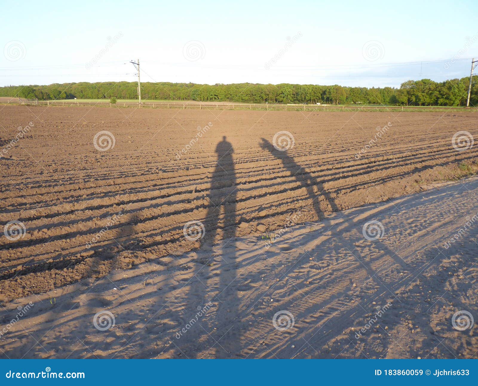 Tall Shadow Of Person Standing Stock Photography | CartoonDealer.com ...