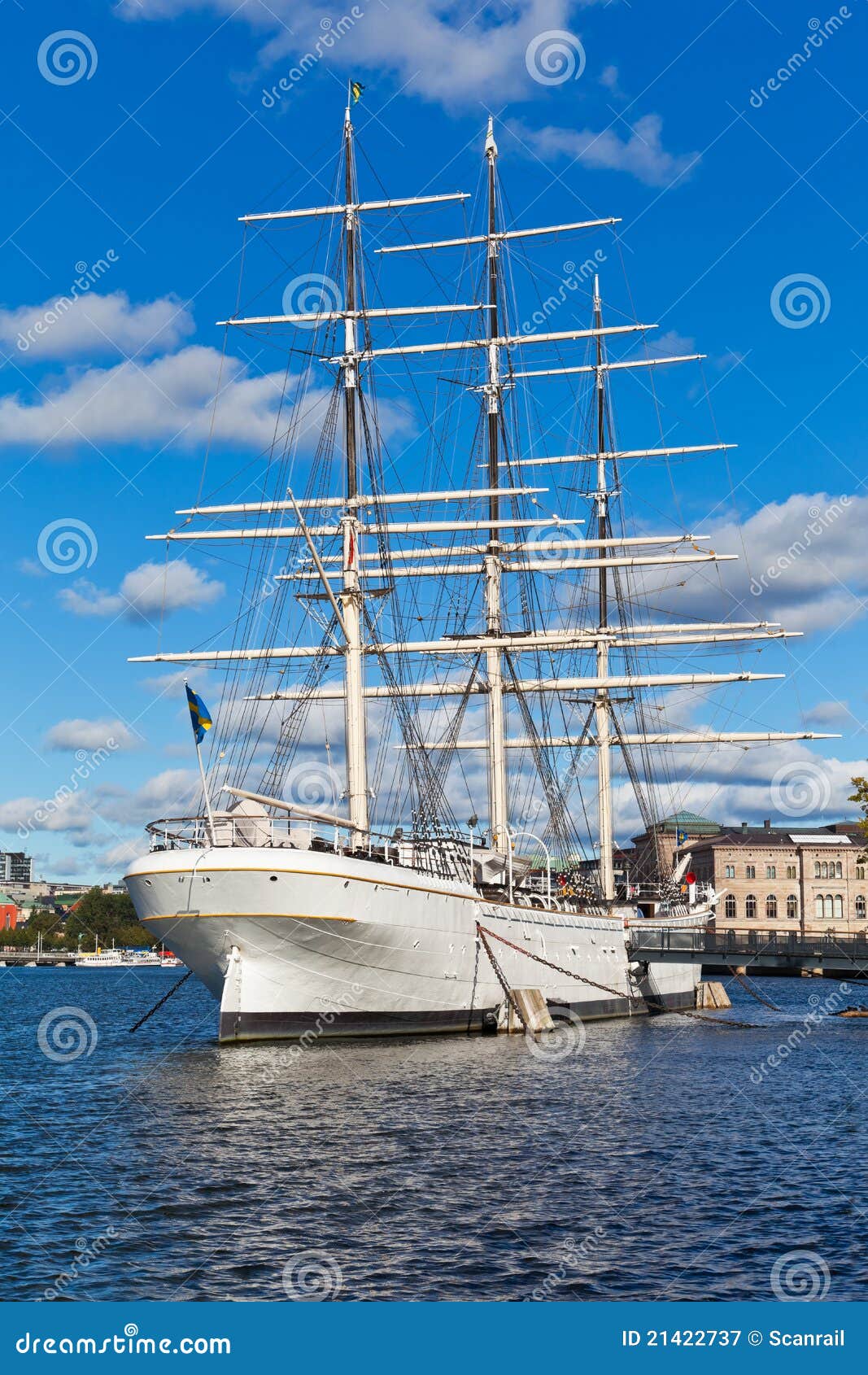Tall Ship AF Chapman in Stockholm, Sweden Stock Image - Image of ...